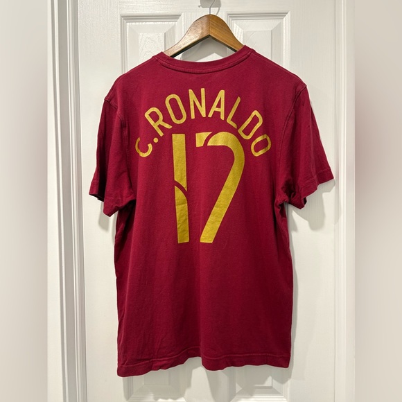 Nike | Shirts | Vintage Cristiano Ronaldo 7 Tshirt Nike Portugal 306 ...